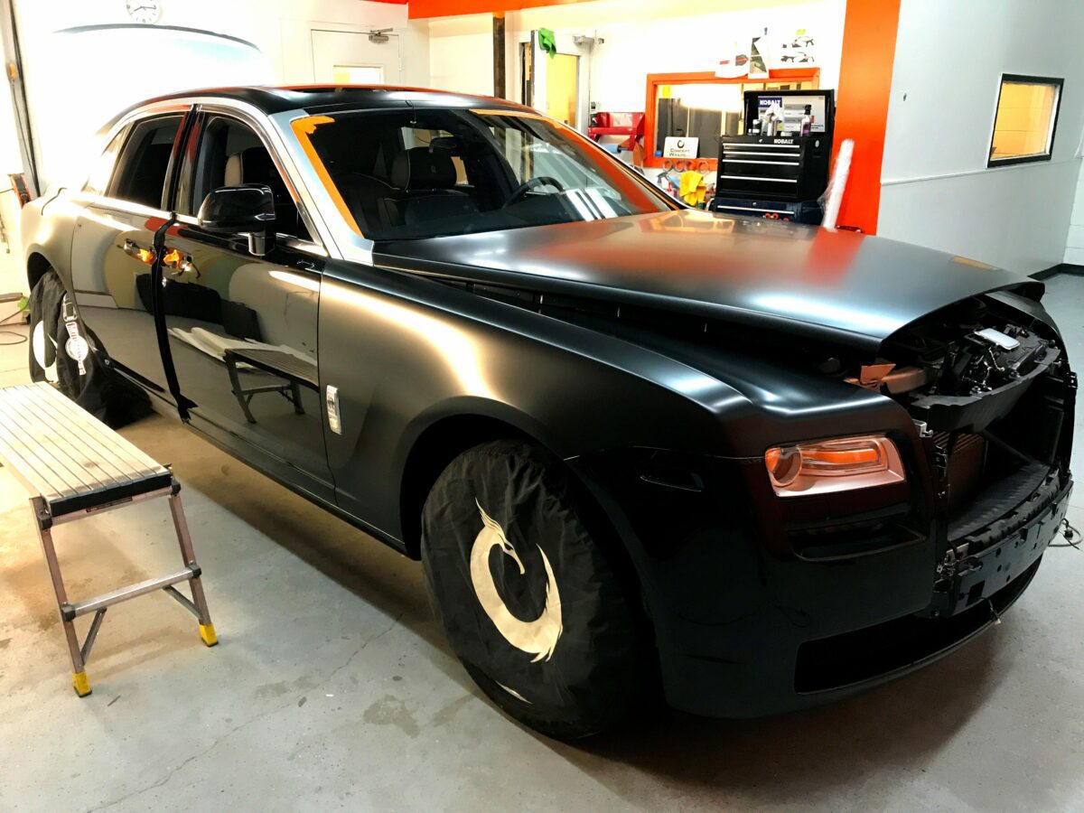 Rolls Royce Ghost Satin Black - Concept Wraps