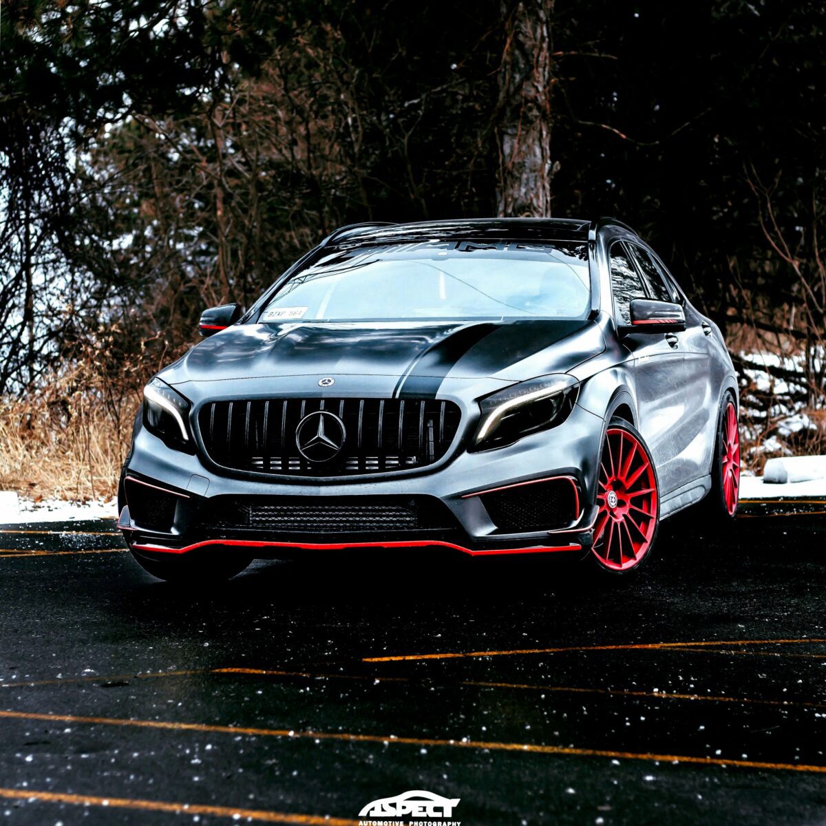 Mercedes-Benz GLA Satin Dark Grey - Concept Wraps