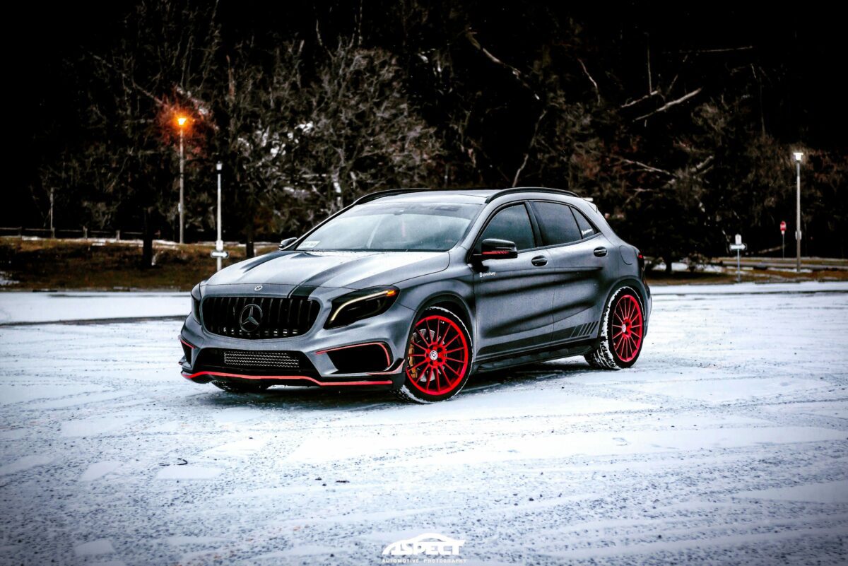 Mercedes-Benz GLA Satin Dark Grey - Concept Wraps
