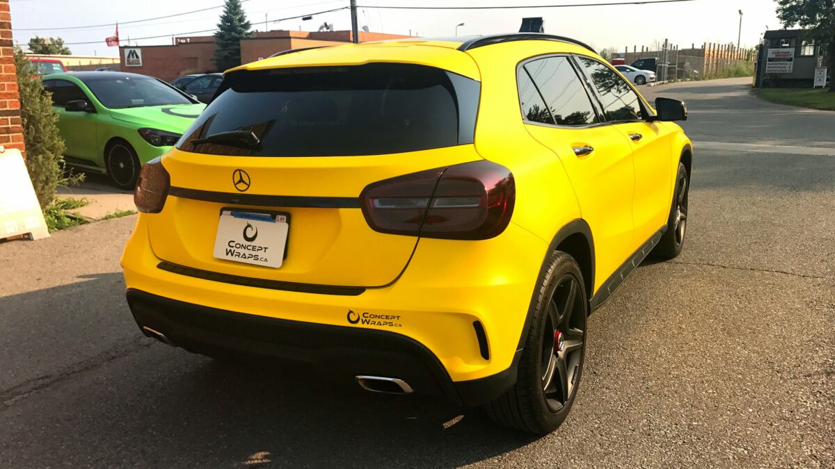 Mercedes-Benz GLA Satin Dark Grey - Concept Wraps