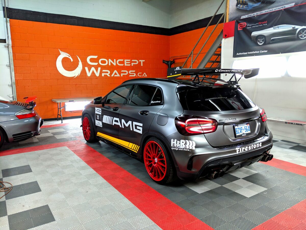 Mercedes-Benz GLA Satin Dark Grey - Concept Wraps