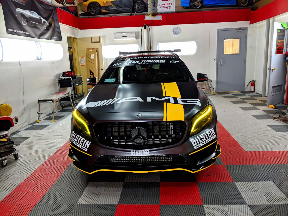 Mercedes-Benz GLA Satin Dark Grey - Concept Wraps