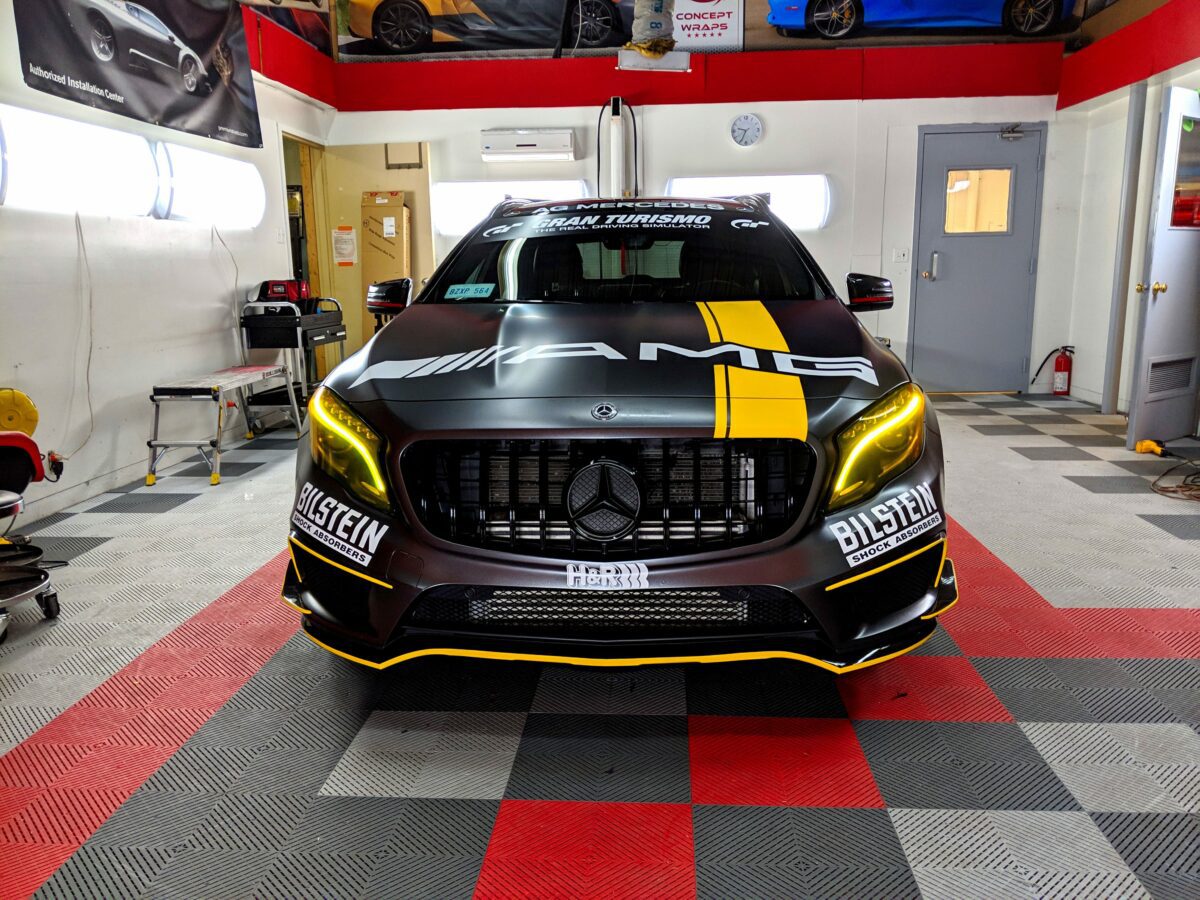 Mercedes-Benz GLA Satin Dark Grey - Concept Wraps