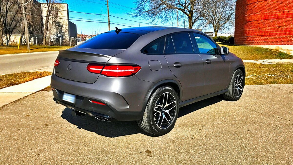Mercedes-Benz GLE AMG Matte Charcoal Metallic - Concept Wraps