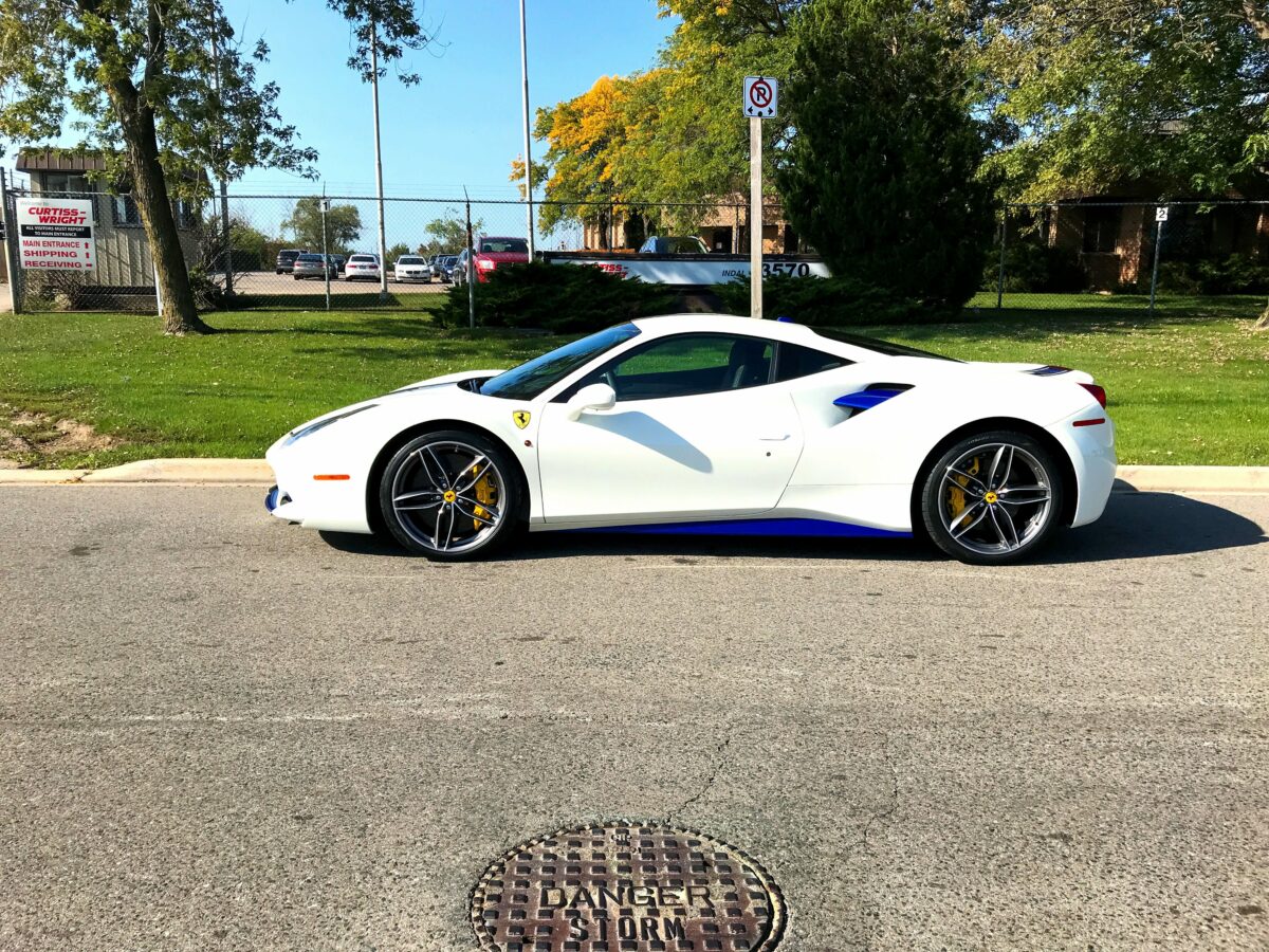 Ferrari 488 GTB paint protection film - Concept Wraps