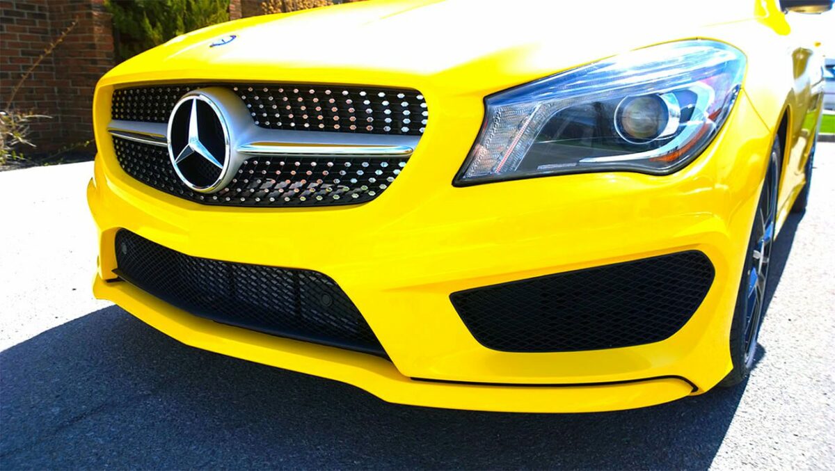 Mercedes-Benz CLA Bright Yellow - Concept Wraps