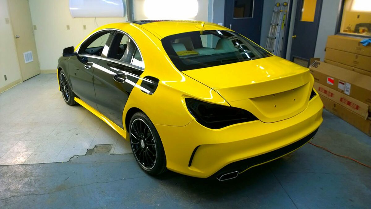 Mercedes-Benz CLA Bright Yellow - Concept Wraps