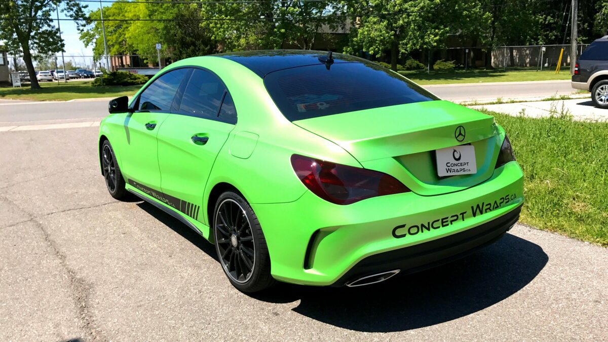 Mercedes-Benz CLA Pearl Light Green - Concept Wraps