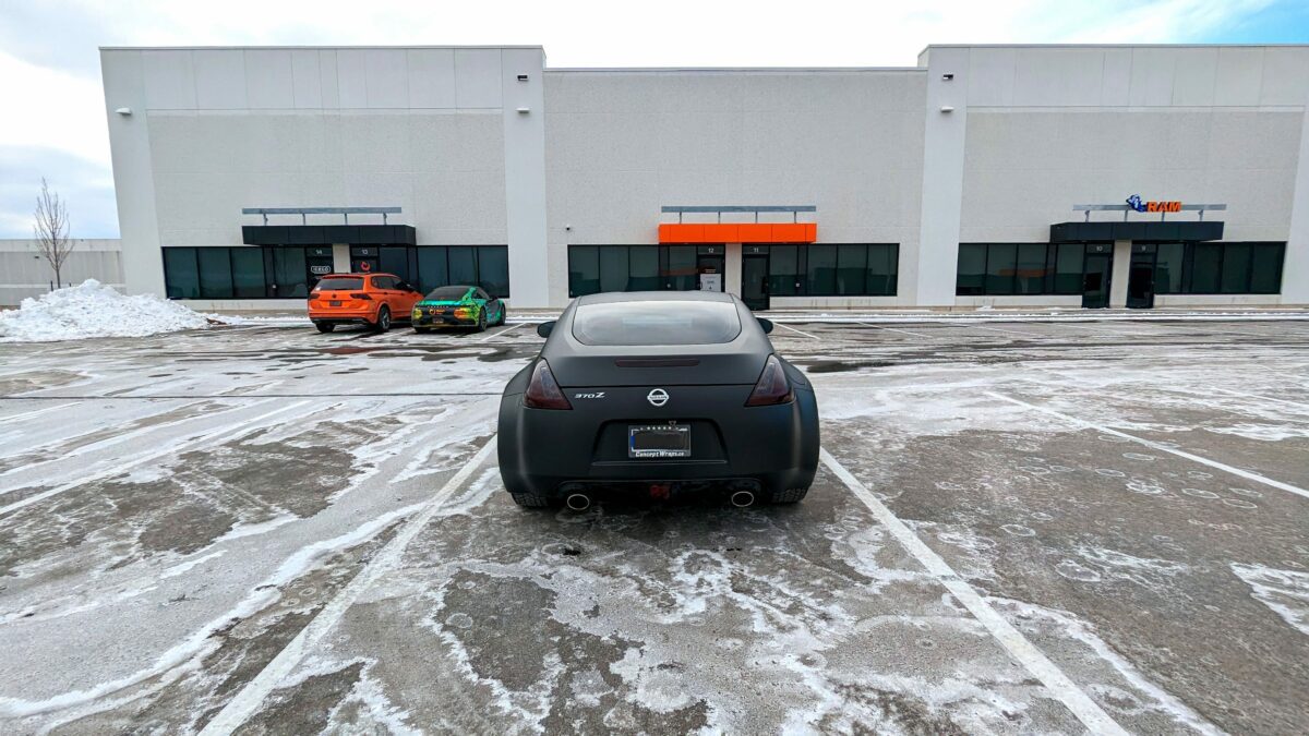 Nissan 370Z Matte Phantom Black - Concept Wraps