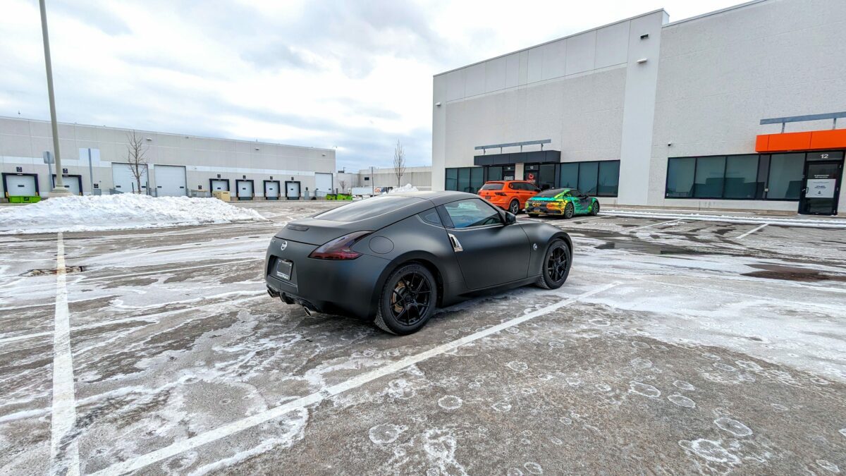 Nissan 370Z Matte Phantom Black - Concept Wraps