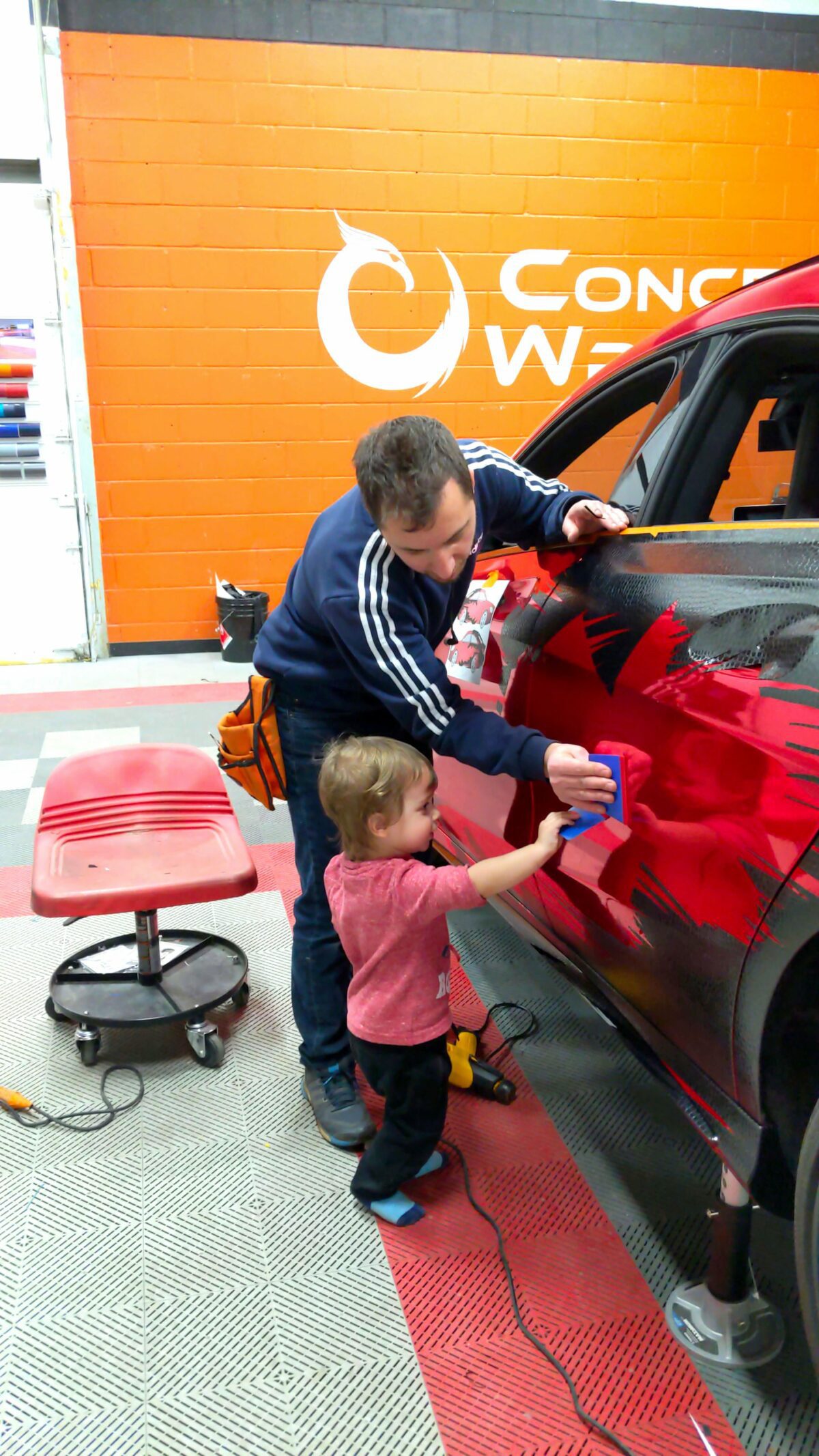 Mercedes-Benz CLA Red Chrome - Concept Wraps
