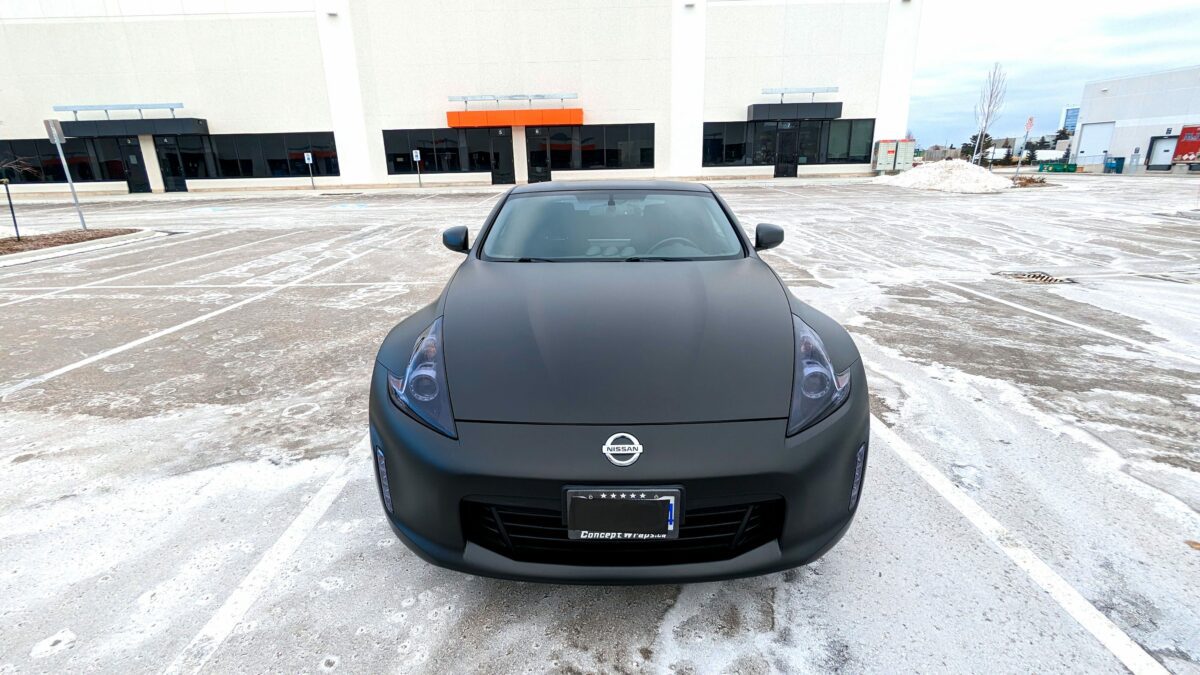 Nissan 370Z Matte Phantom Black - Concept Wraps