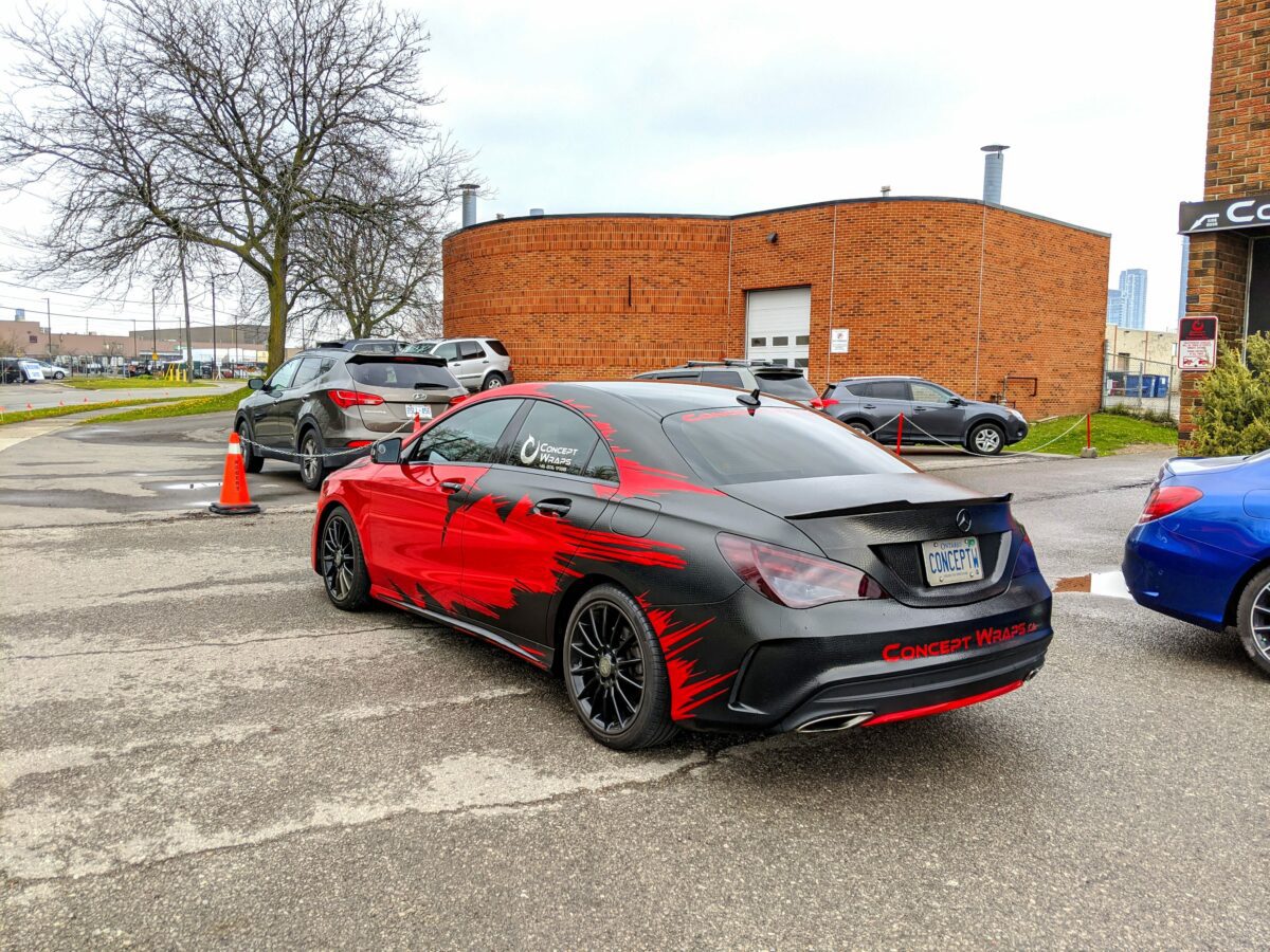 Mercedes-Benz CLA Red Chrome - Concept Wraps
