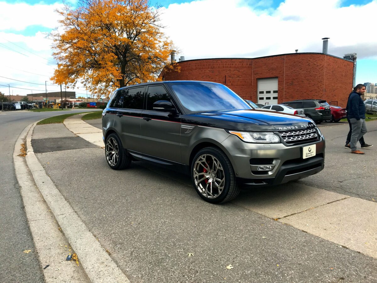 Range Rover Sport Satin Black Chrome - Concept Wraps