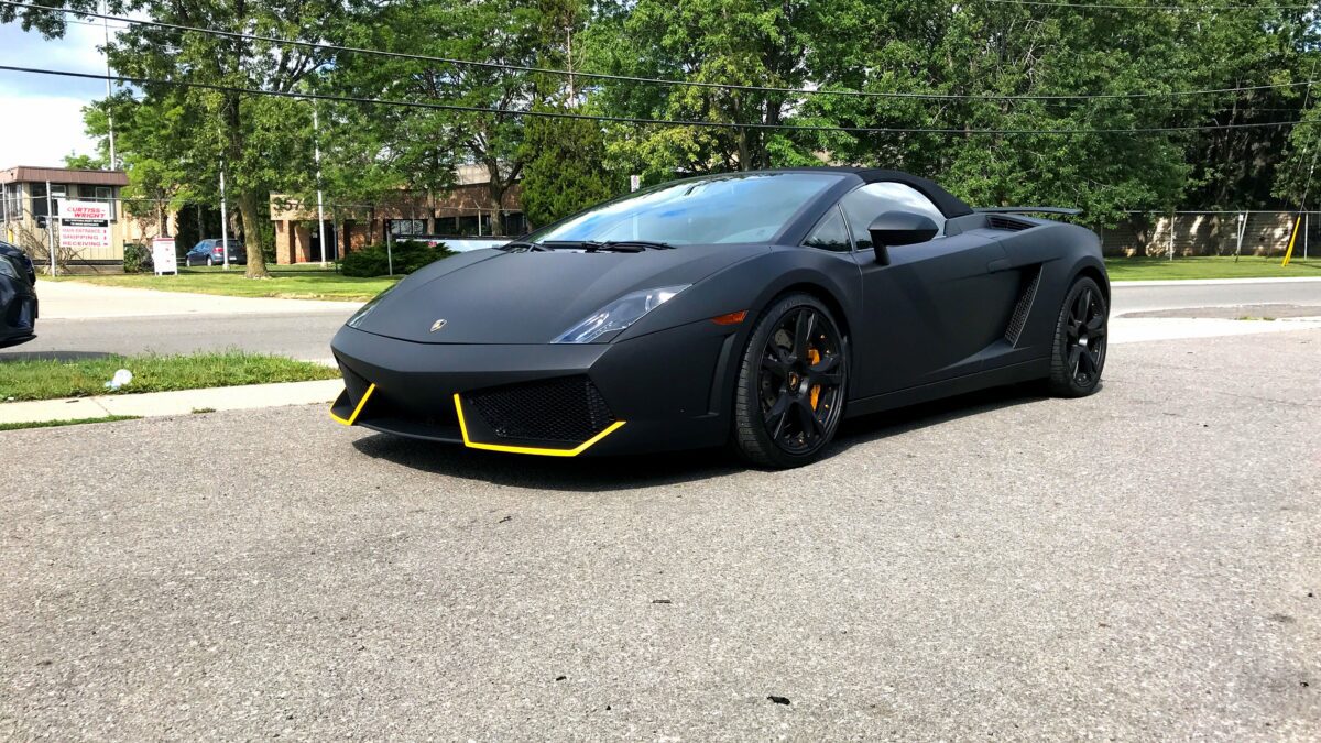 Lamborghini Galardo Matte Black - Concept Wraps
