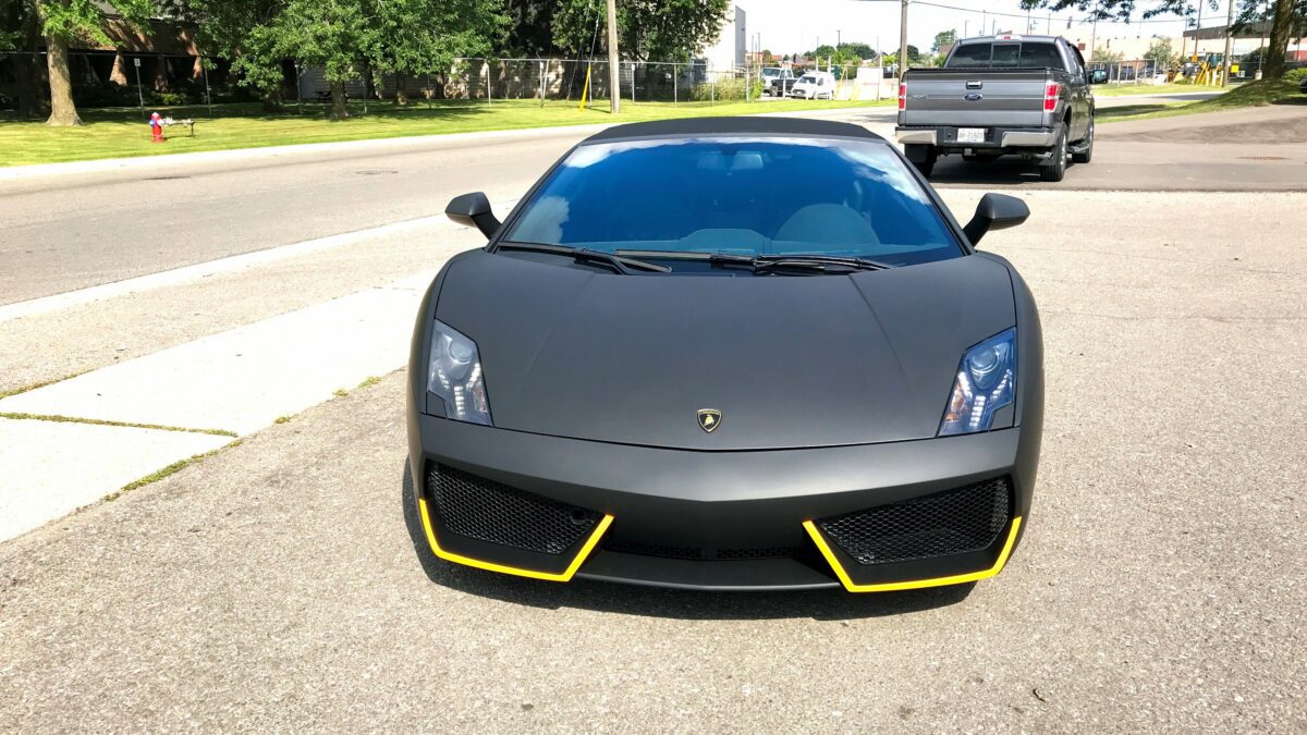 Lamborghini Galardo Matte Black - Concept Wraps