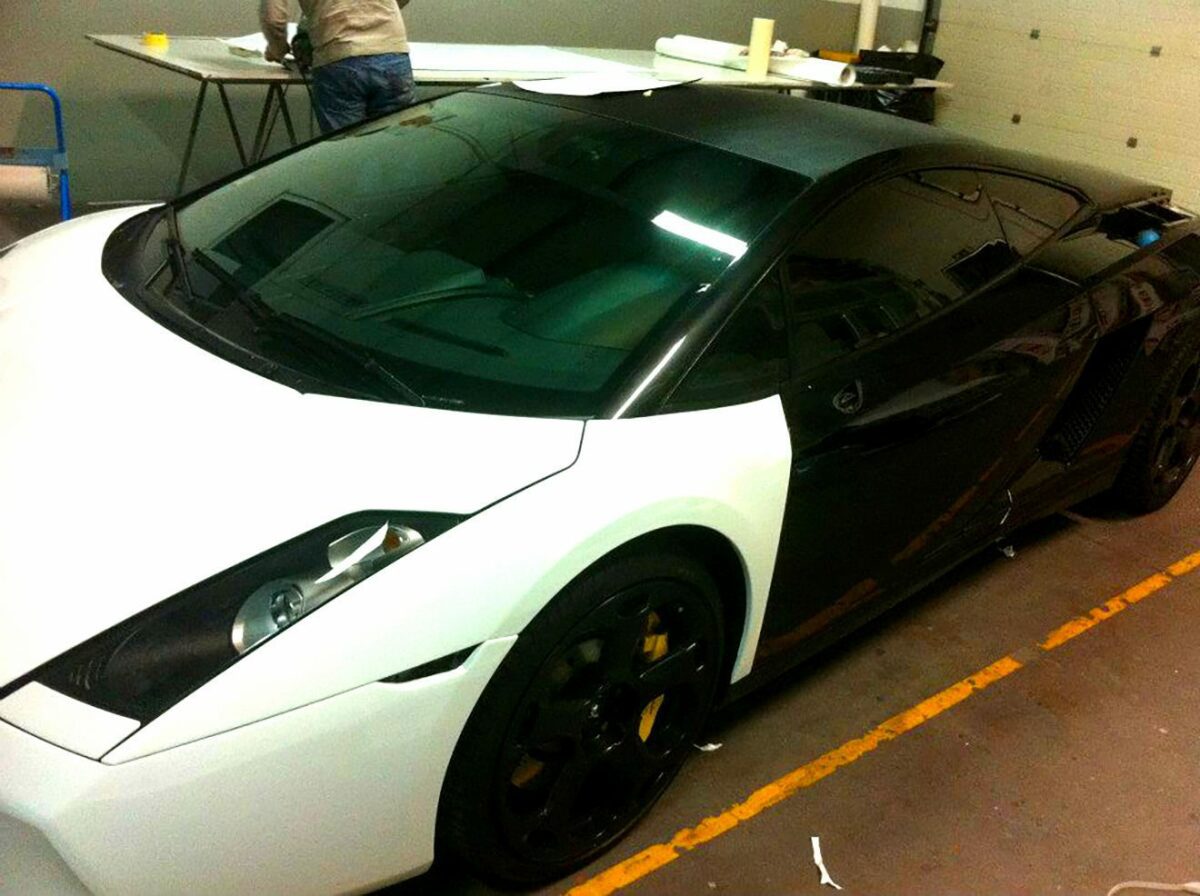 Lamborghini Gallardo Gloss White - Concept Wraps