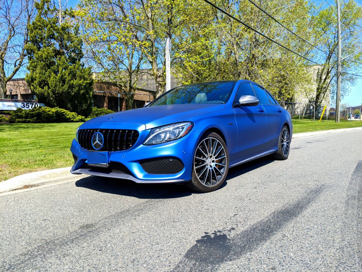 Mercedes-Benz C43 Matte Metallic Night Blue - Concept Wraps
