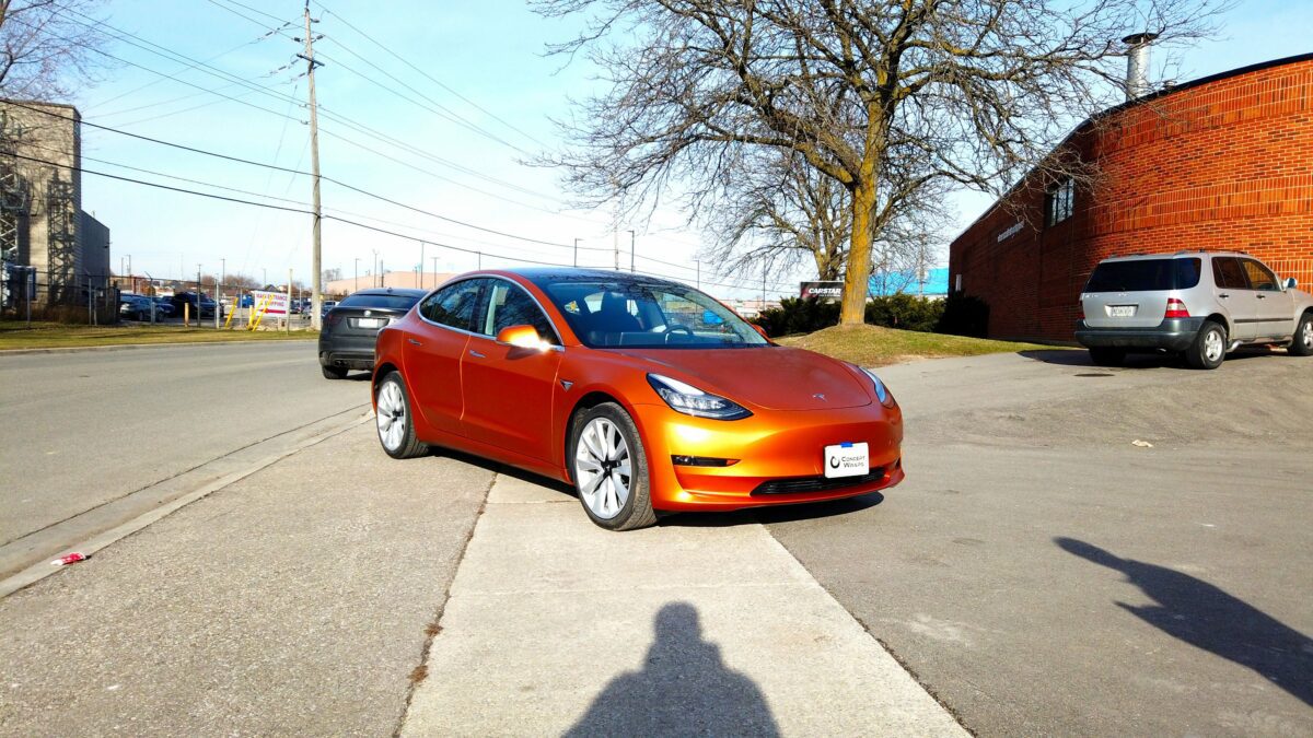 Tesla Model 3 Satin Copper - Concept Wraps