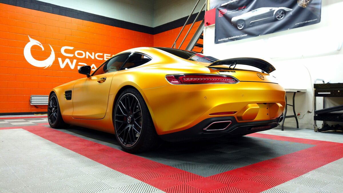 Mercedes-Benz AMG GTS Energetic Yellow - Concept Wraps