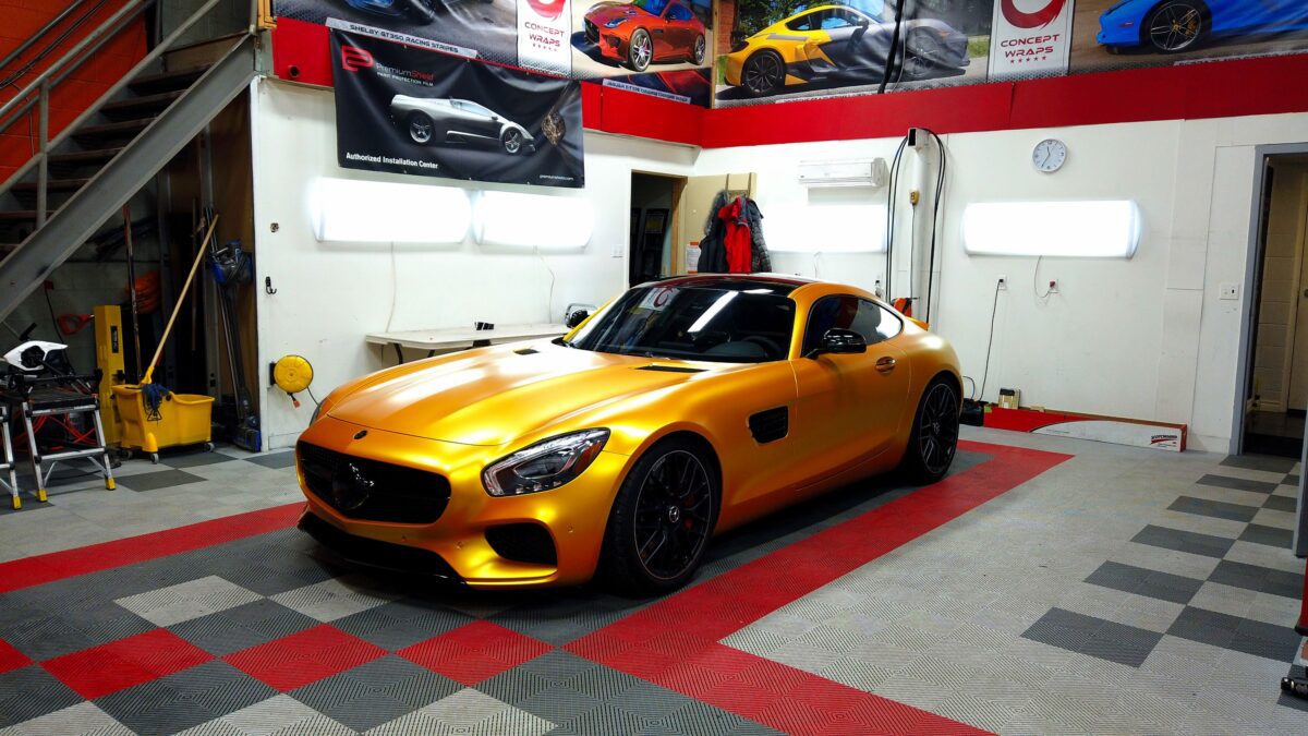 Mercedes-Benz AMG GTS Energetic Yellow - Concept Wraps