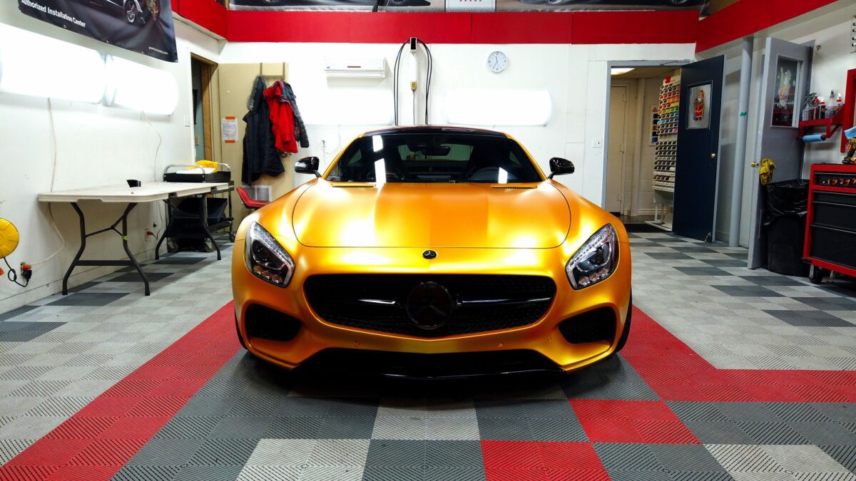 Mercedes-Benz AMG GTS Energetic Yellow - Concept Wraps
