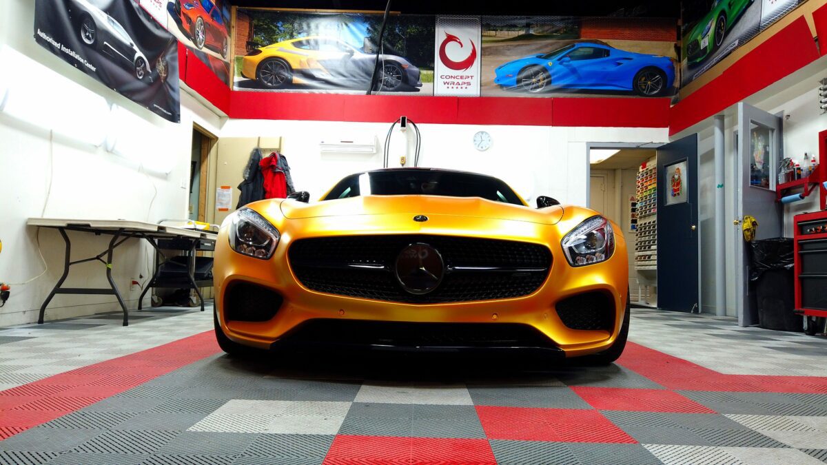 Mercedes-Benz AMG GTS Energetic Yellow - Concept Wraps