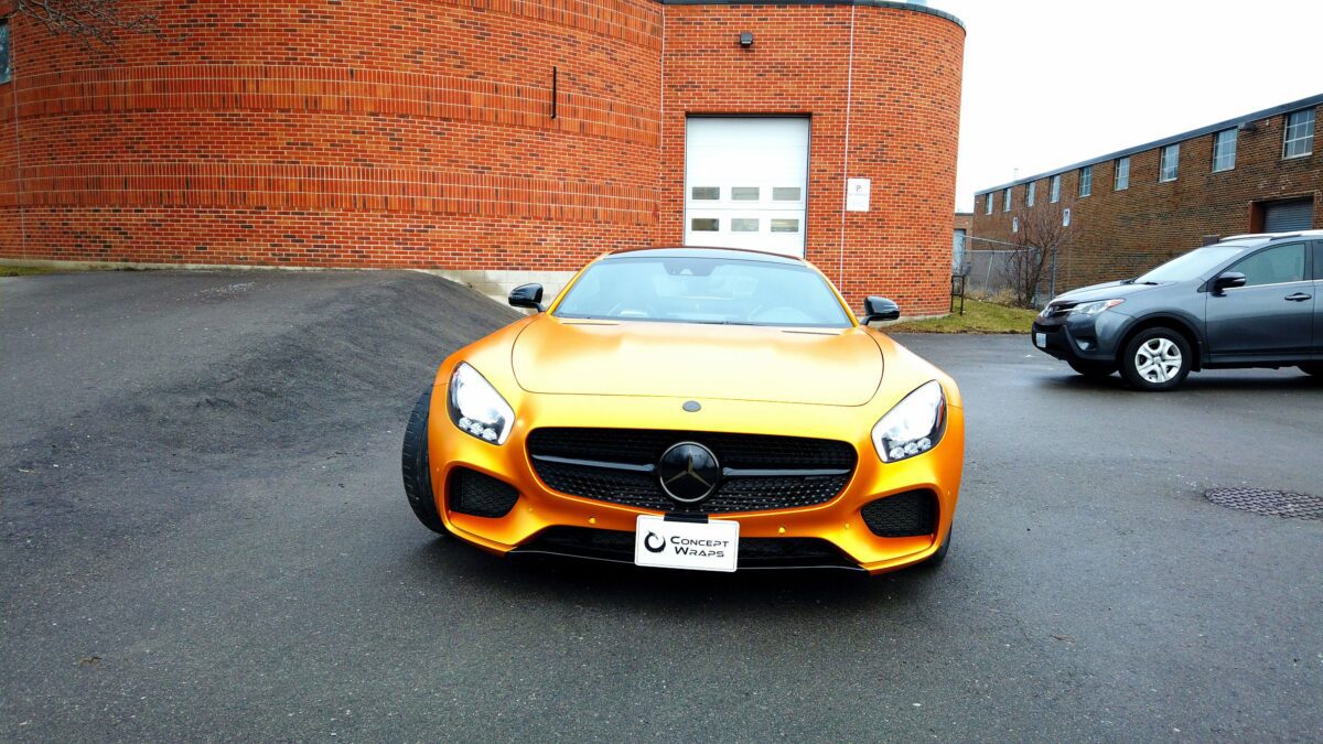 Mercedes-Benz AMG GTS Energetic Yellow - Concept Wraps