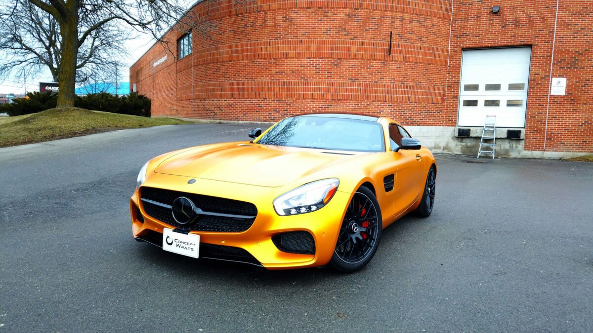 Mercedes-Benz AMG GTS Energetic Yellow - Concept Wraps